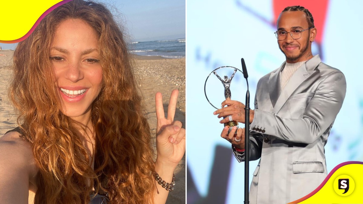 TÓMALA PIQUÉ, Shakira fue captada en cita con Lewis Hamilton