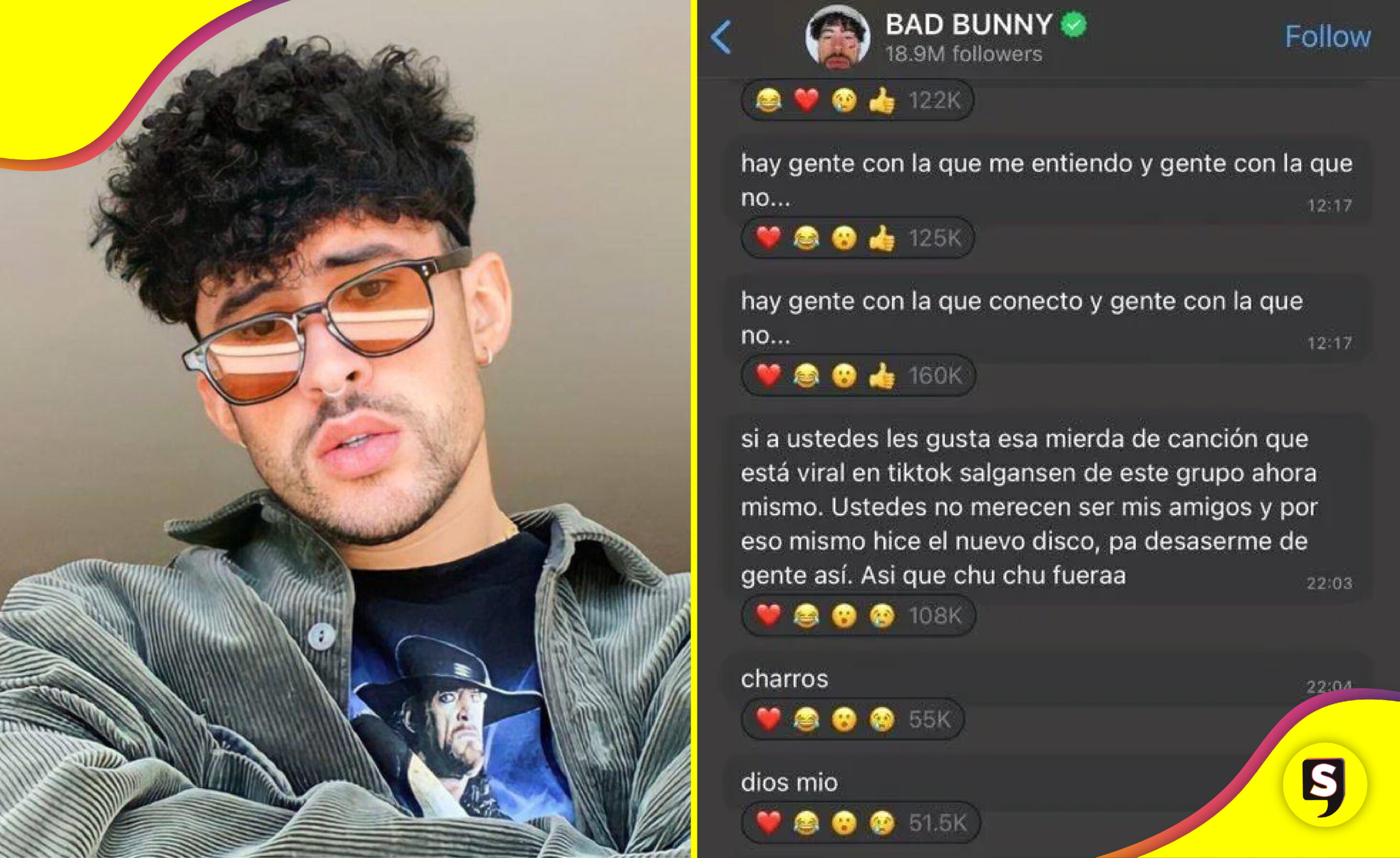 ¡No soportó! Bad Bunny explota porque le hicieron canción con IA