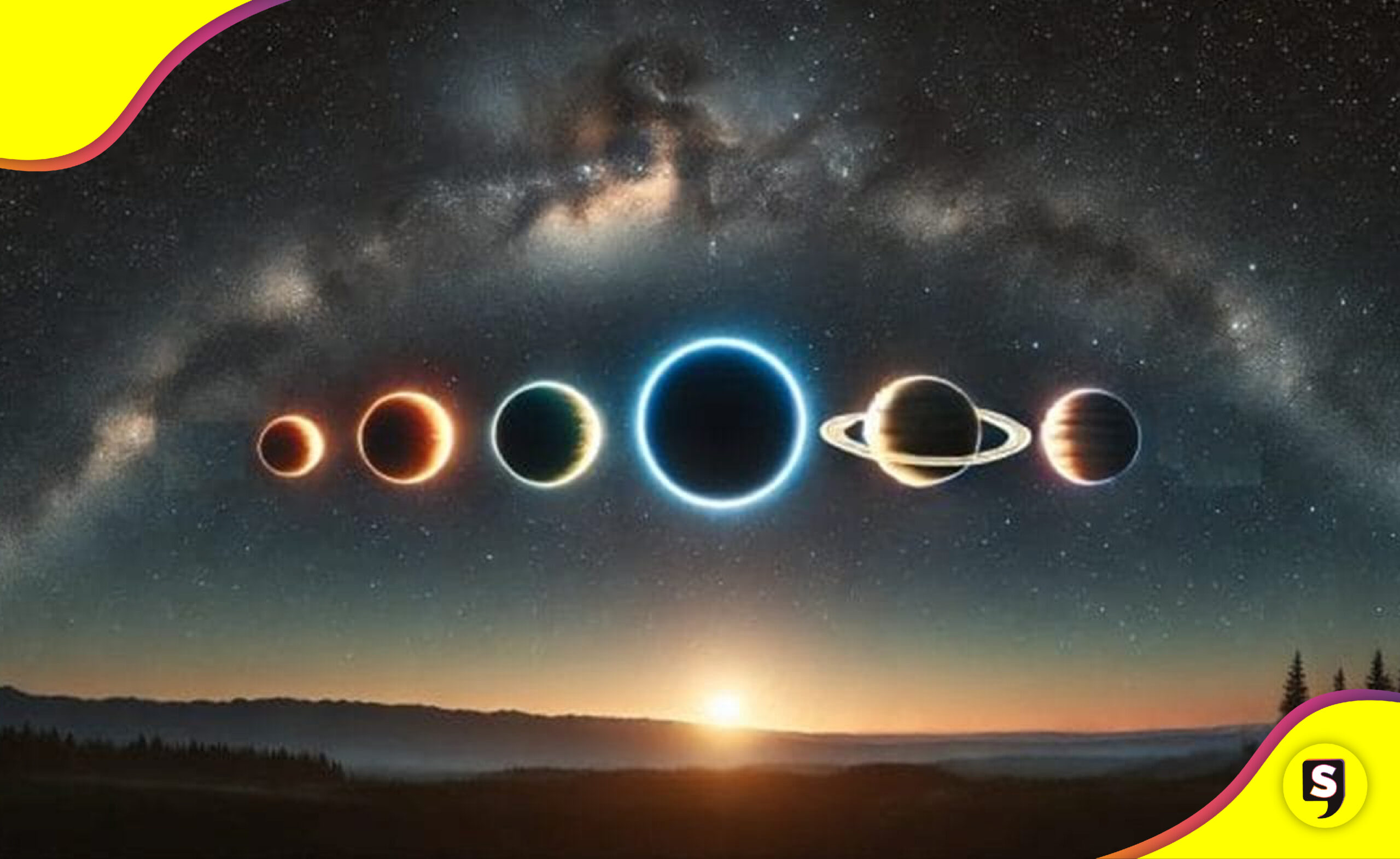 ¿A qué hora ver hoy la sorprendente alineación de 6 planetas?